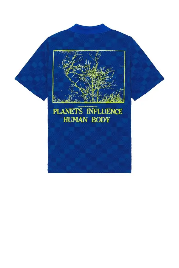 PLEASURES Planets Polo - Blue