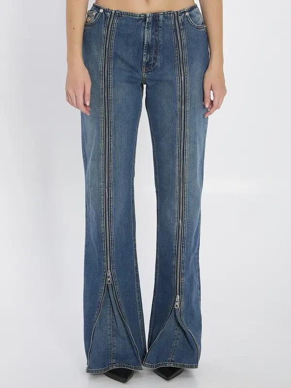 Jean Paul Gaultier Denim Zip-up Trousers
