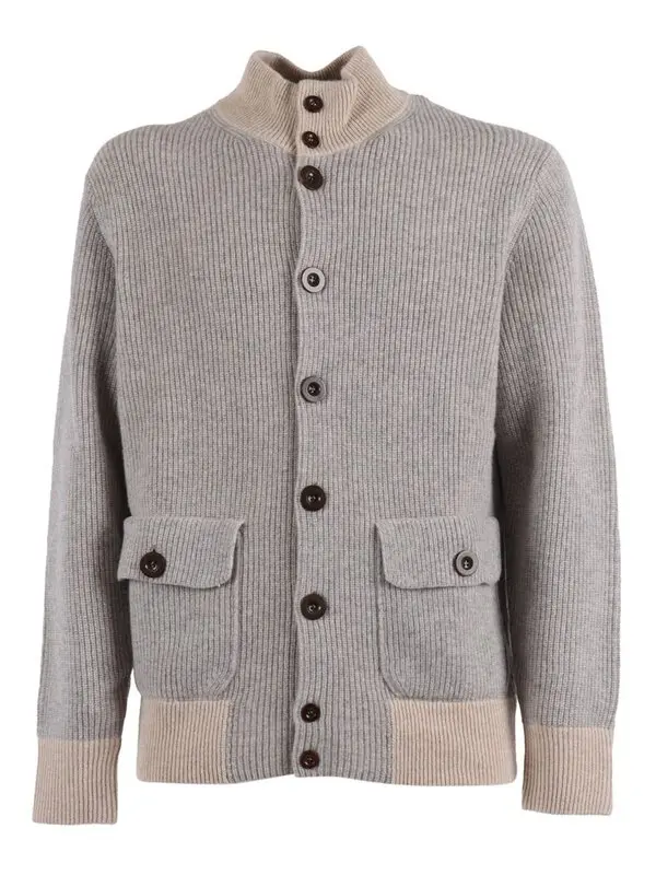 BALLANTYNE Wool Bomber Jacket - Beige
