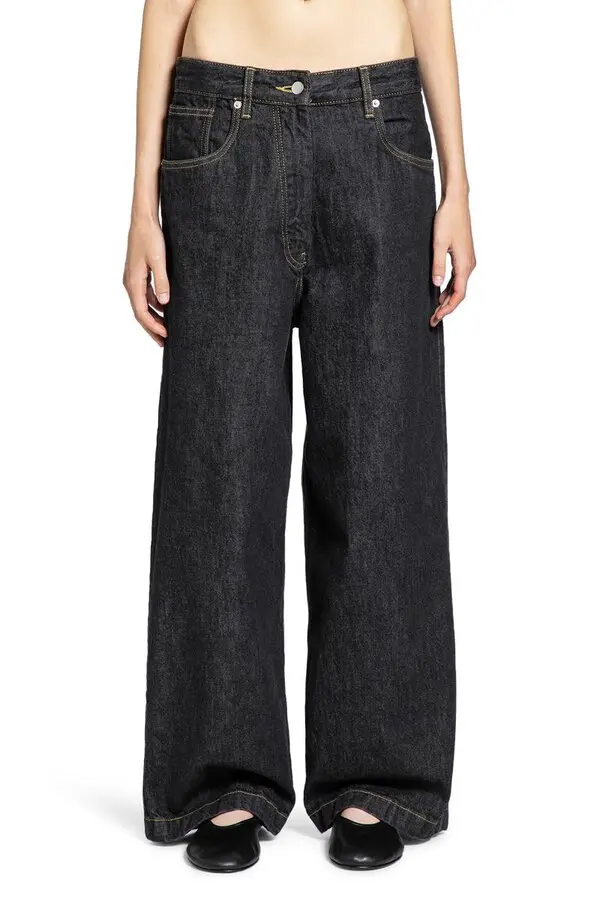 Studio Nicholson Curved Leg Jeans - Black