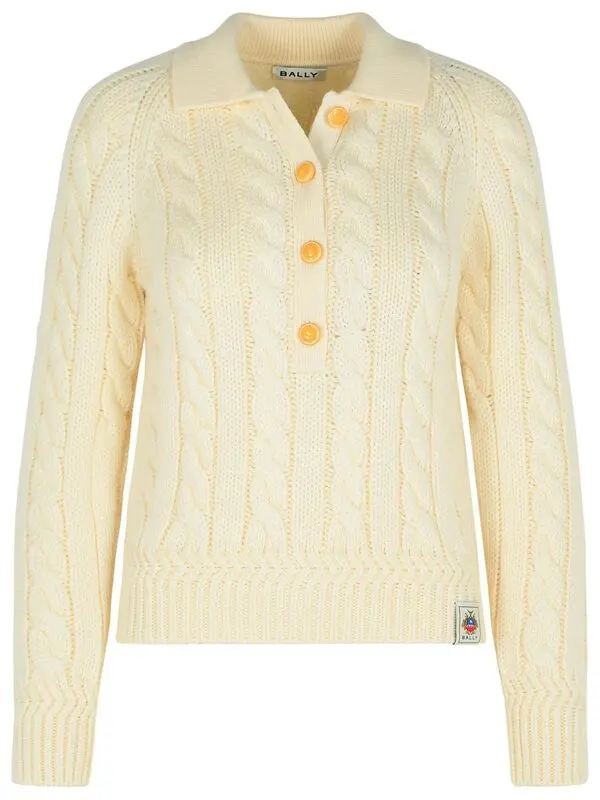 Bally Extrafine Merino Wool Sweater - Beige