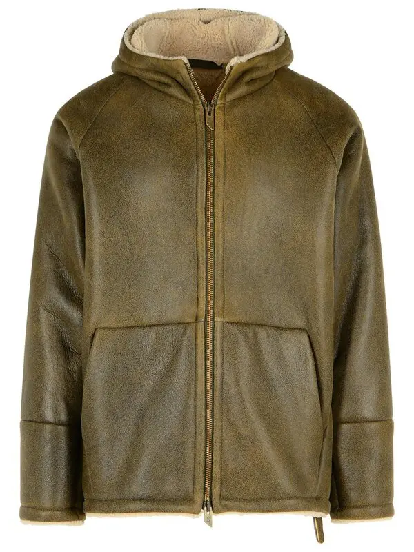 SALVATORE SANTORO Army Leather Jacket