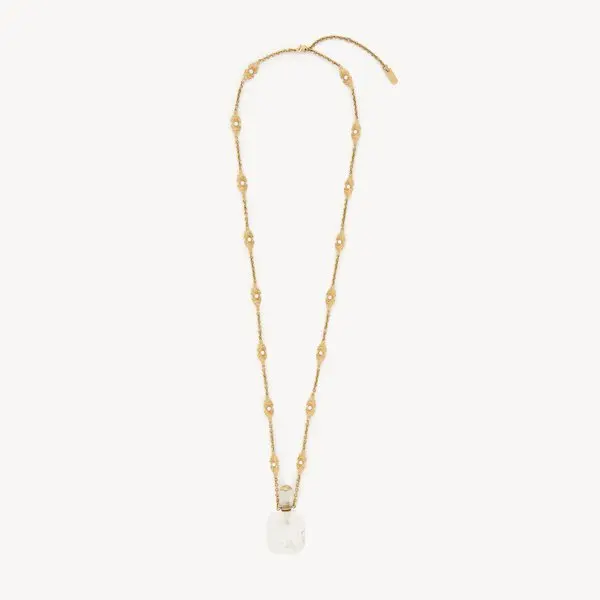 Chloé Elixir Pendant Necklace - White