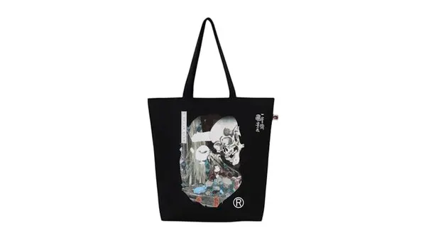 BAPE Ukiyoe Tote Bag - Black