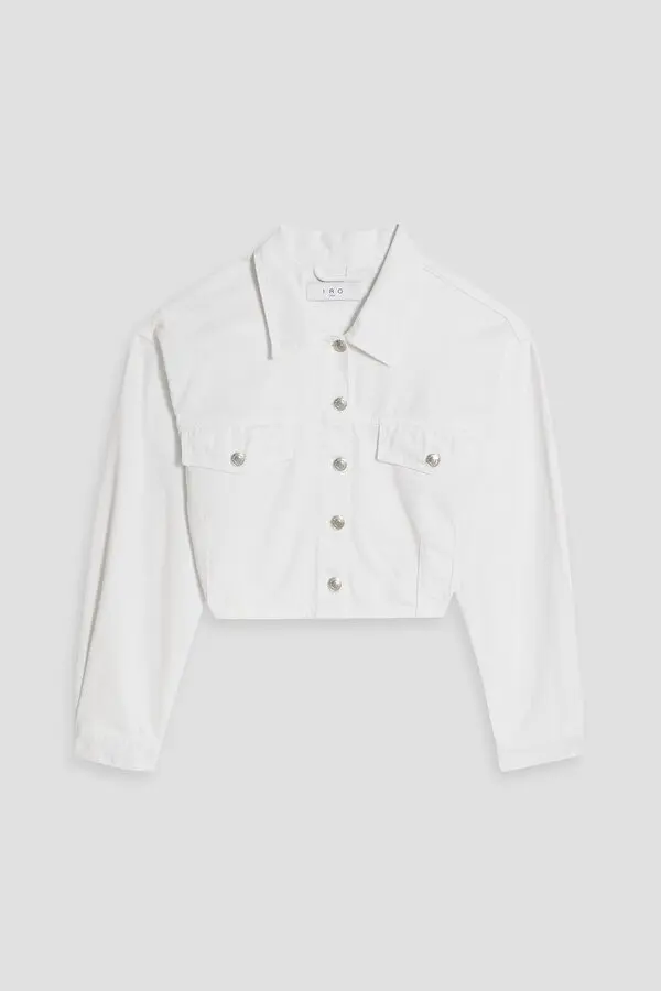 IRO PARIS Mylene Cropped Denim Jacket
