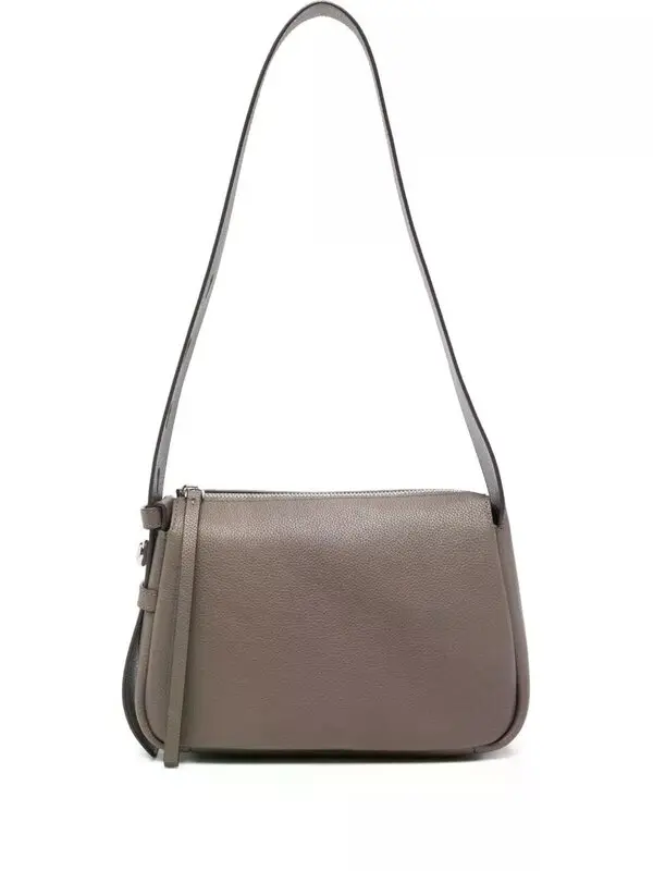 Tory Burch Leather Shoulder Bag - Grey