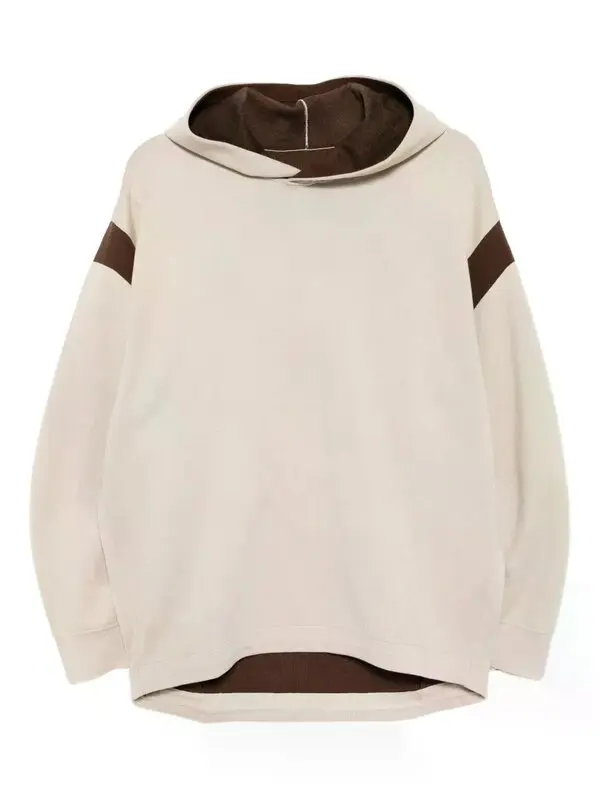 CROQUIS Spliced Hoodie - Neutrals