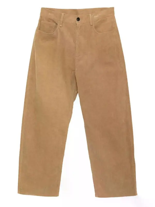 CROQUIS Corduroy Trousers - Brown