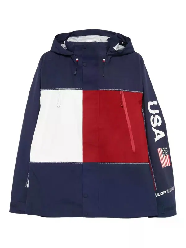 Tommy Hilfiger X Sail Gp Sufa25 Colour-blocked Hooded Jacket