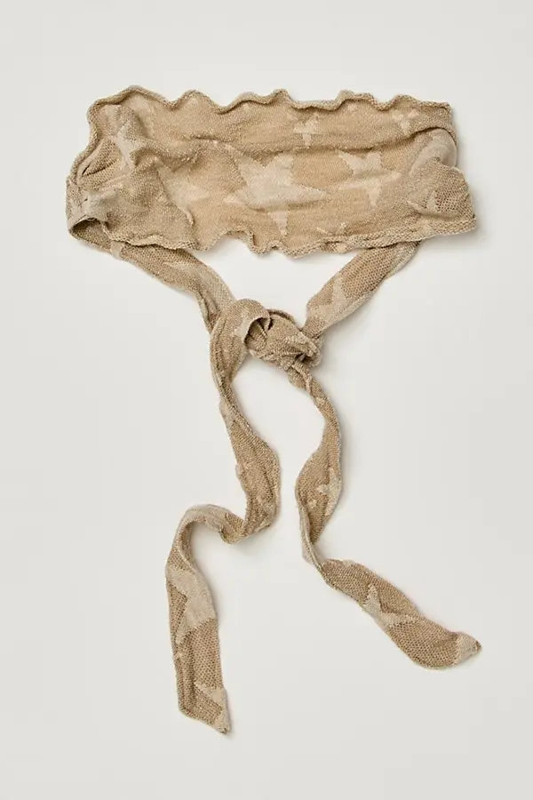 CURRIED MYRRH Marley Star Soft Headband - Ivory