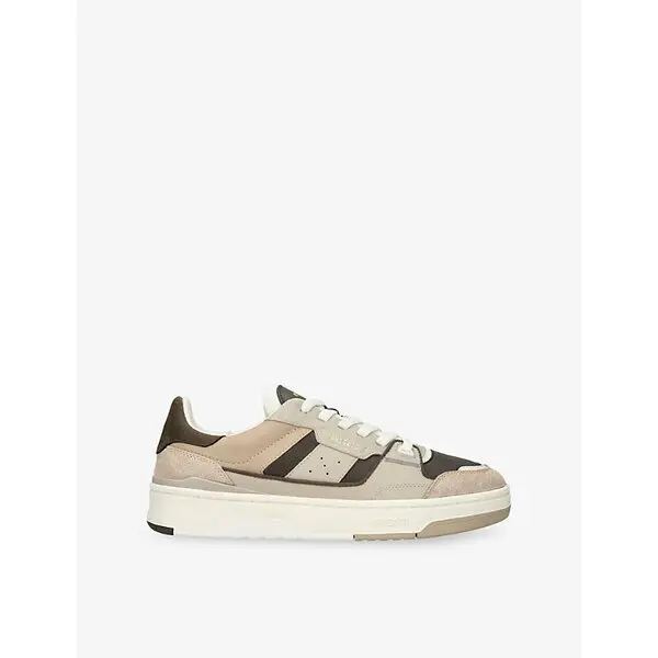 Axel Arigato Clay Leather And Suede Trainers - Beige Comb