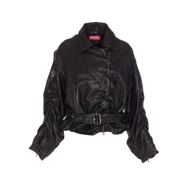 Diesel L-oys Leather Jacket