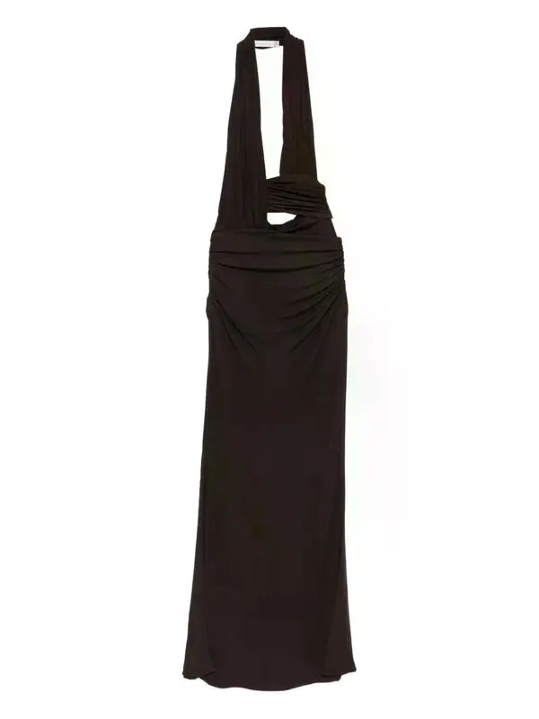 Christopher Esber Draped Cut-out Maxi Dress