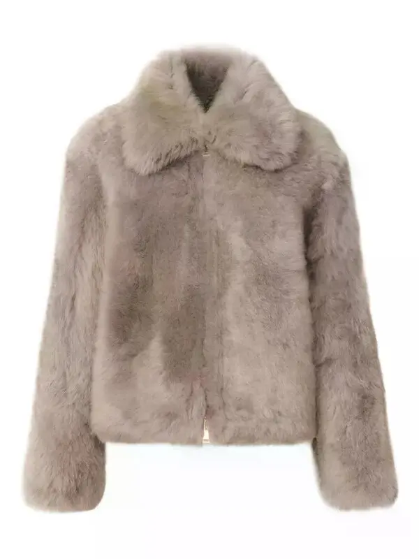 Fabiana Filippi Shearling Zip-front Jacket