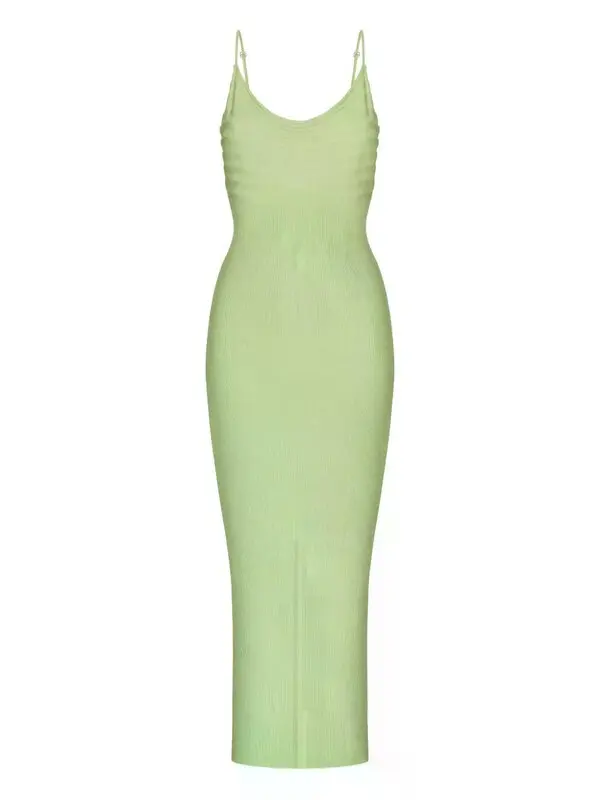KOROBEYNIKOV Ribbed-knit Midi Dress