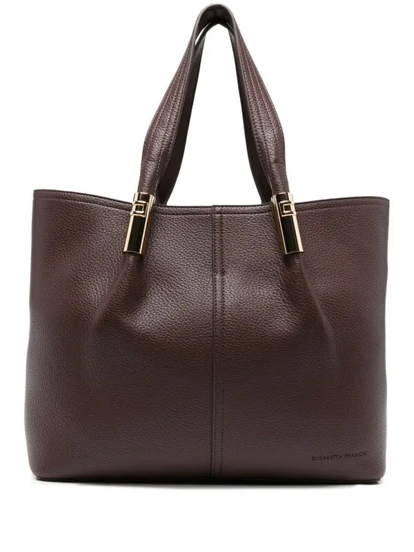 Elisabetta Franchi Shopping Bag - Brown