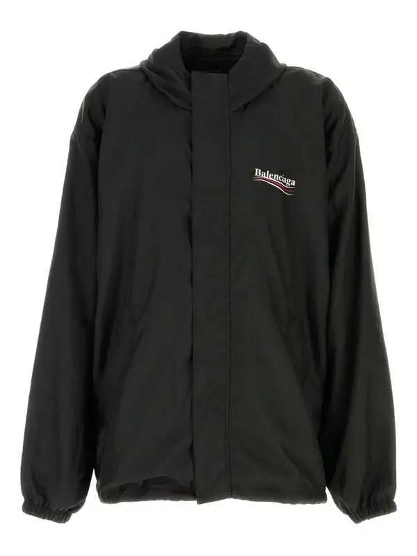 Balenciaga Waterproof Jacket With Logo