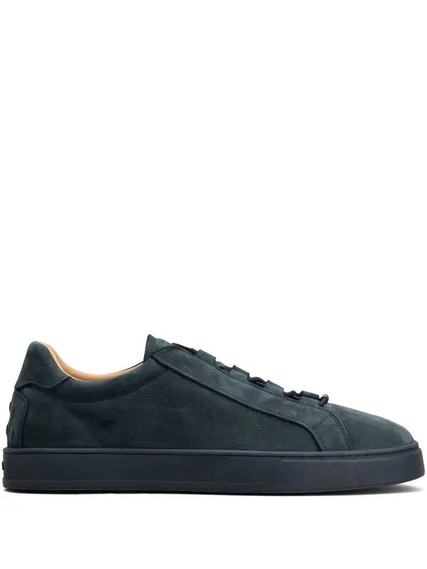 TOD'S Nabuk Sneakers With Logo - Blue