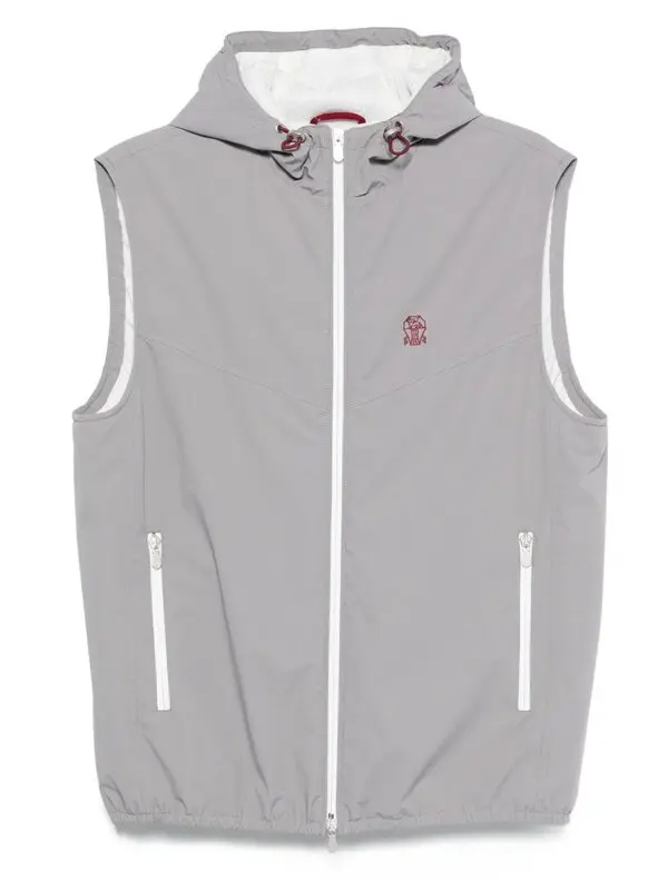 Stone Island Nylon Vest - Grey