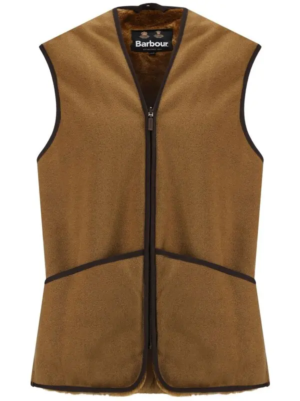Barbour Waistcoat Zip Liner - Brown