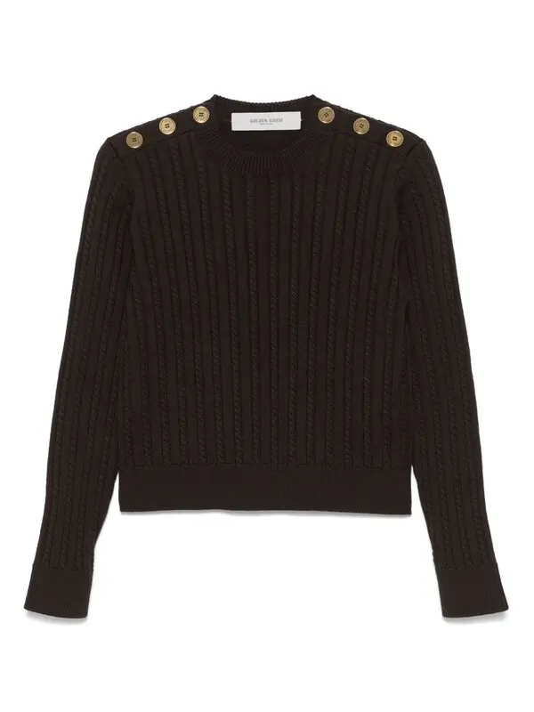 Stone Island Wool Crewneck Sweater - Brown
