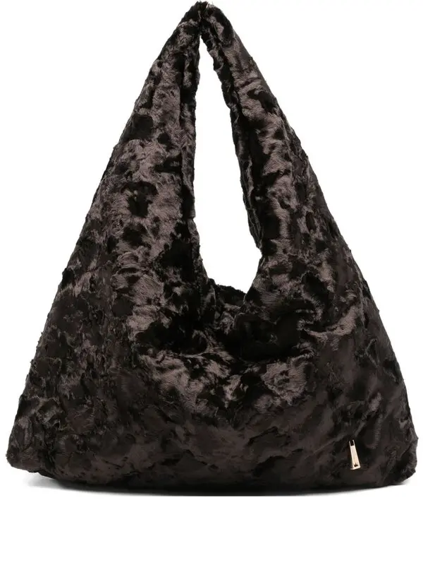 LA MILANESA Lisa Large Shoulder Bag - Brown