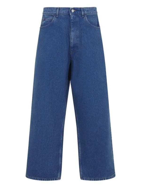 Marni High-waist Wide-leg Jeans - Blue