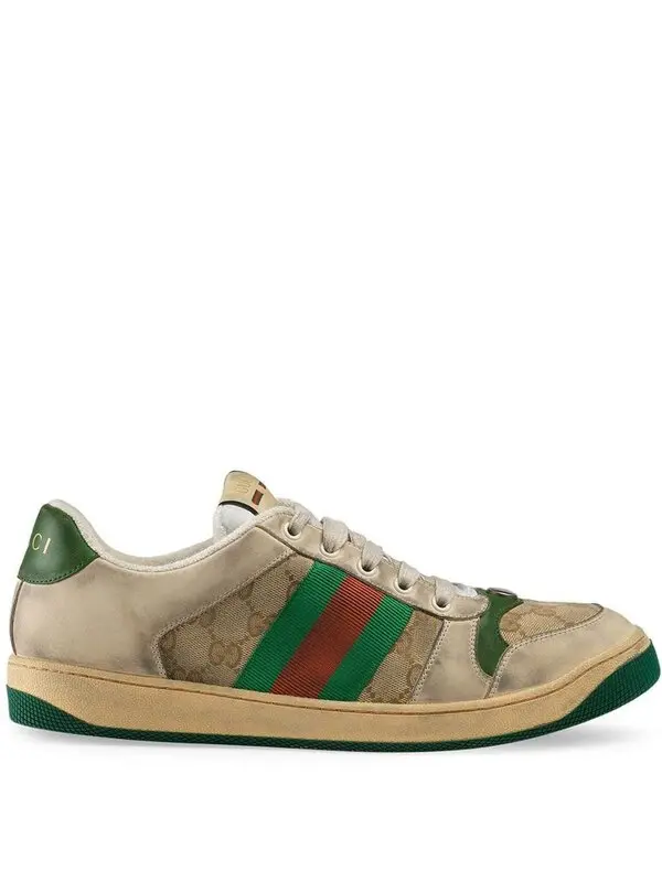 Gucci Screener Gg Sneakers - White