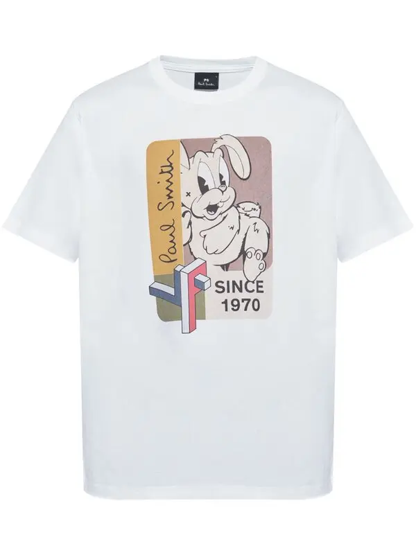 Paul Smith 1979 Bunny Cotton T-shirt - White