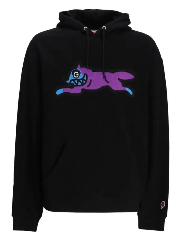 ICECREAM Running Dog Popover Hoodie - Black