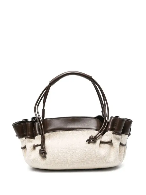 Hereu Arta Canvas Shoulder Bag - Brown