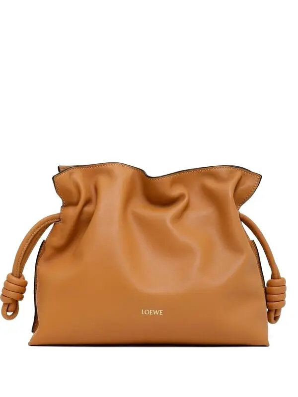 Loewe Flamenco Medium Clutch - Brown