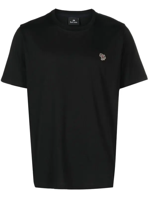 Paul Smith Zebra Cotton T-shirt - Black
