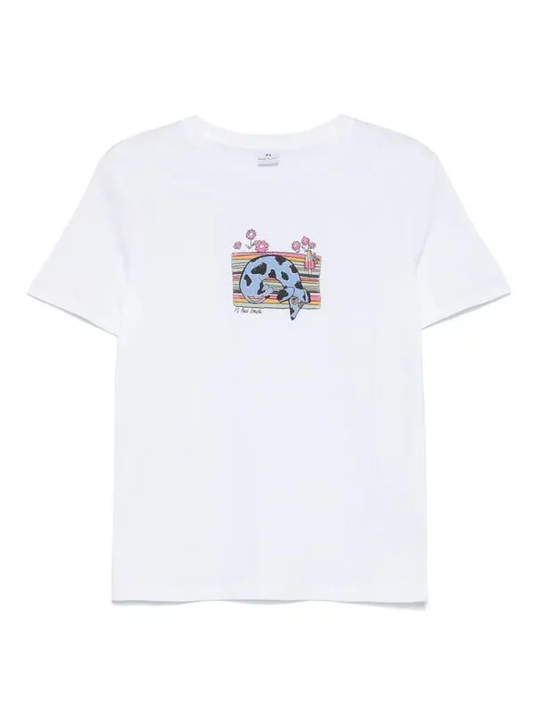 Paul Smith Dog Hug Cotton T-shirt