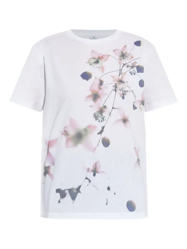 Paul Smith Flora Spray Cotton T-shirt