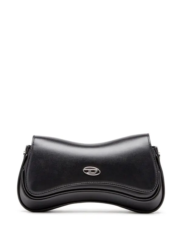 Diesel Leather Clutch - Black
