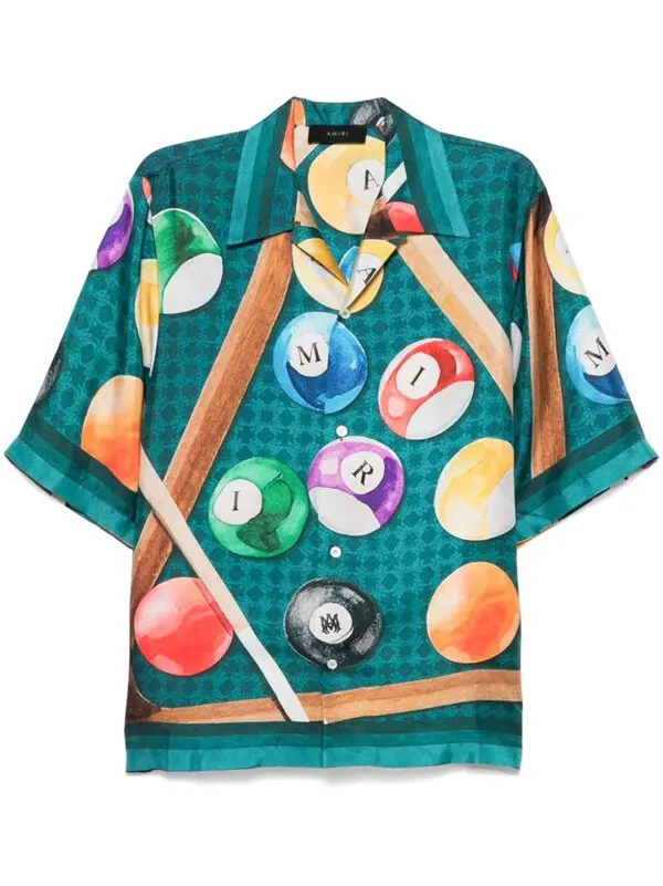 Amiri Billiards Shirt - Green