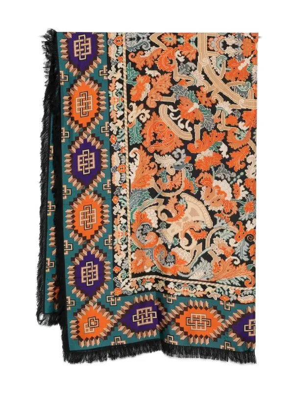 PIERRE-LOUIS MASCIA Printed Silk Scarf