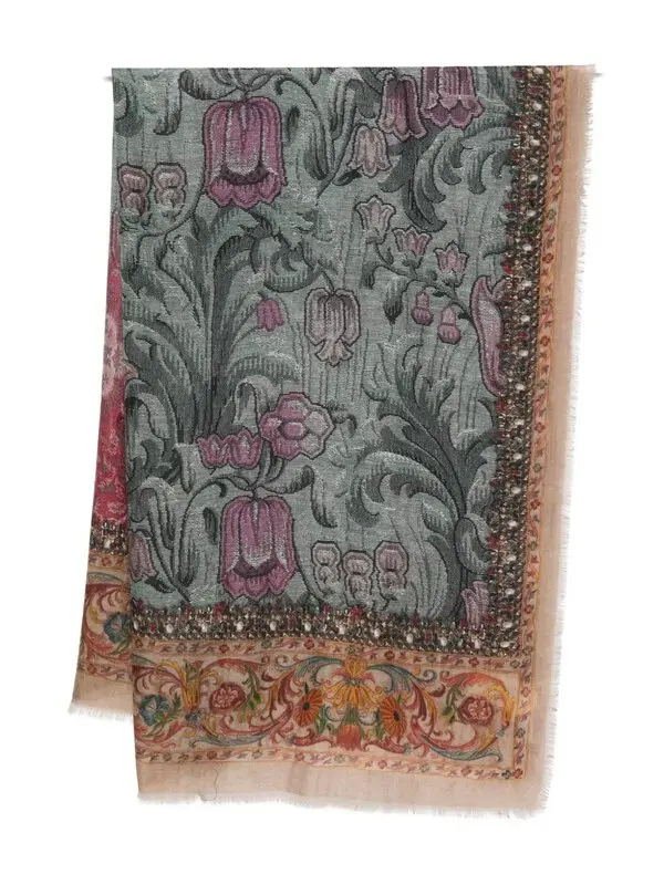 PIERRE-LOUIS MASCIA Printed Cashmere Scarf - Multi