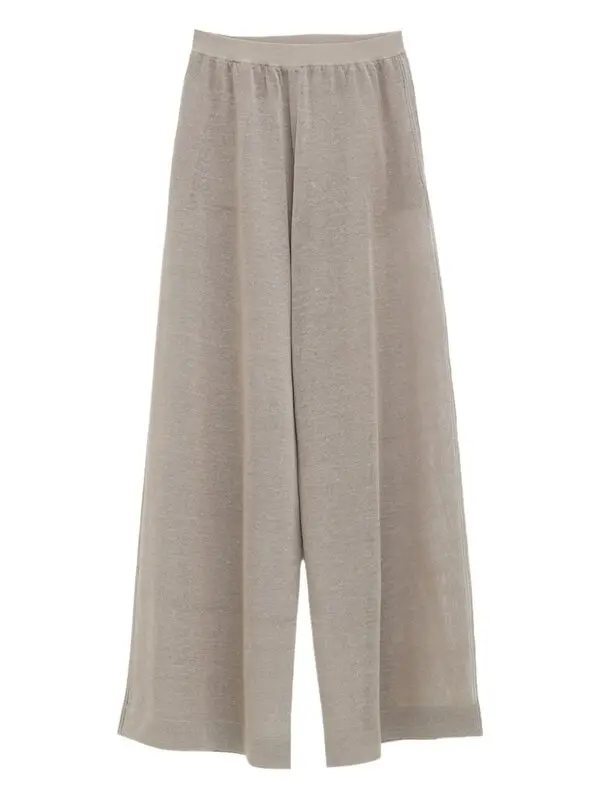 Alaïa Silk And Linen Blend Trousers
