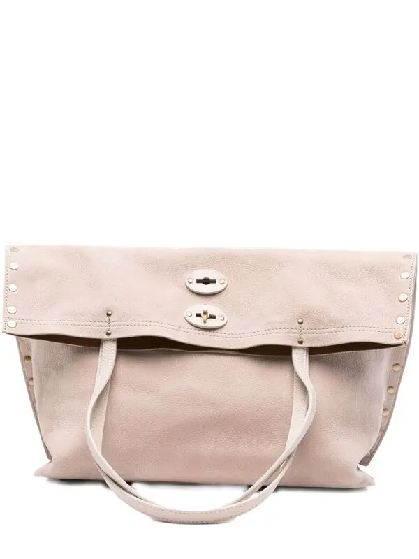 ZANELLATO A'spasso Jones Suede Handbag - Beige