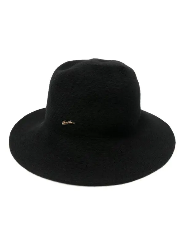Borsalino Angelina Wool-blend Cloche - Black