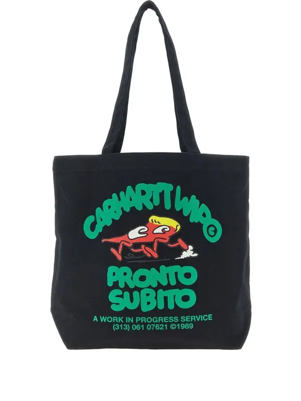 Carhartt Work In Progress Printed Canvas Tote Bag - Multi