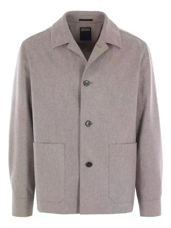 Zegna Button-fastening Patch-pocket Jacket