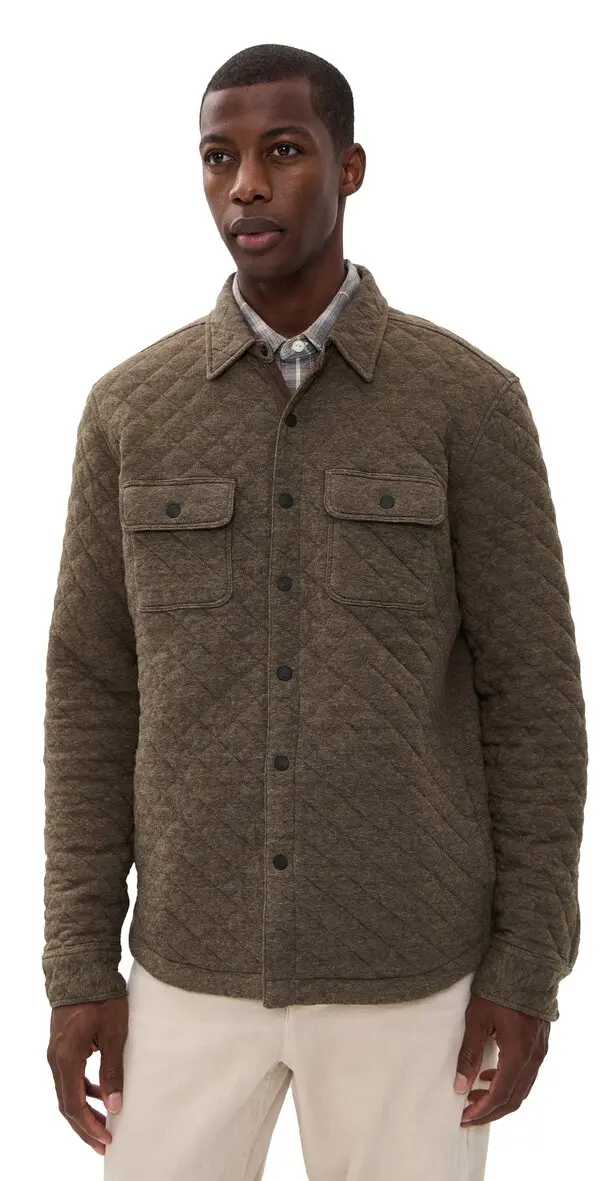 Faherty Brand Epic Quilted Fleece Cpo