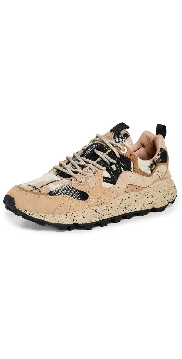 FLOWER MOUNTAIN Yamano 3 Sneakers - Mud Light Brown