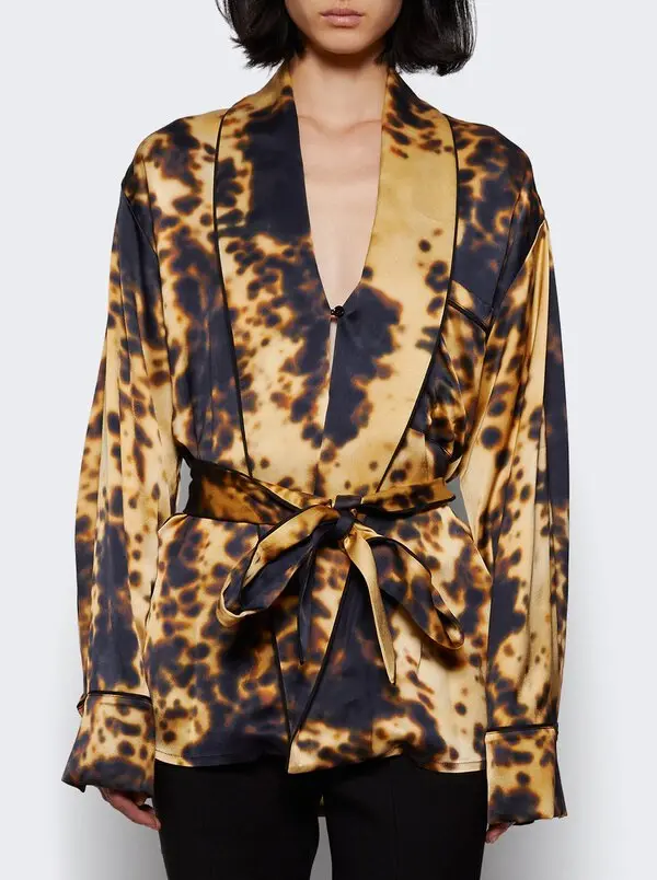 Victoria Beckham Pyjama Wrap Blouse
