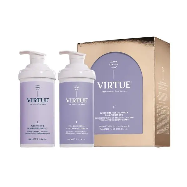 VIRTUE Jumbo Shampoo & Conditioner Duo - One-color