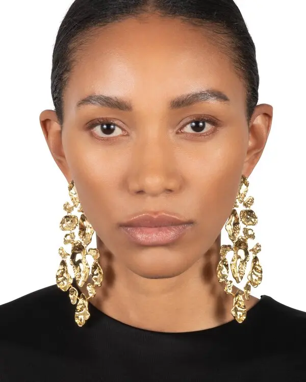 Alexis Bittar Brut Large Mosaic Dangle Earrings