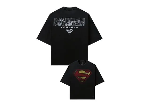 YOUNGLA X Superman Huge Tee Shirt